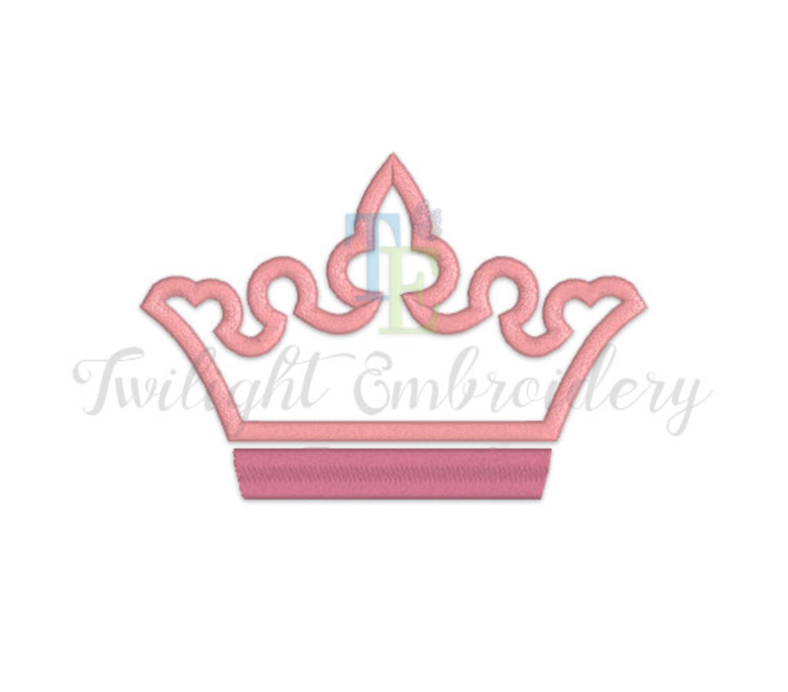 Set of 2 Crown Applique Machine Embroidery Designs Machine - Etsy