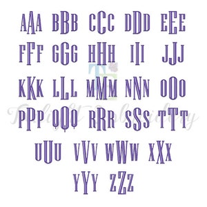 Embroidery Fonts Bundle Machine Embroidery Monogram Fonts Machine ...