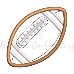 Football Embroidery Designs, Fill Stitch and Applique, Football ...
