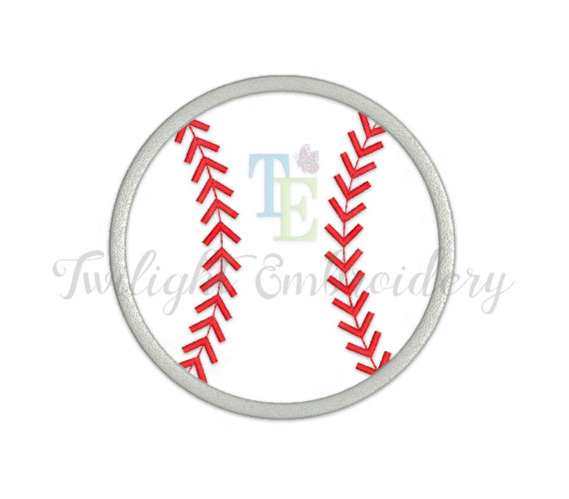 Set of 3 Baseball Embroidery Designs Baseball Applique Designs - Etsy