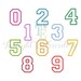 Set of 10 Applique Numbers Machine Embroidery Designs, Embroidery ...