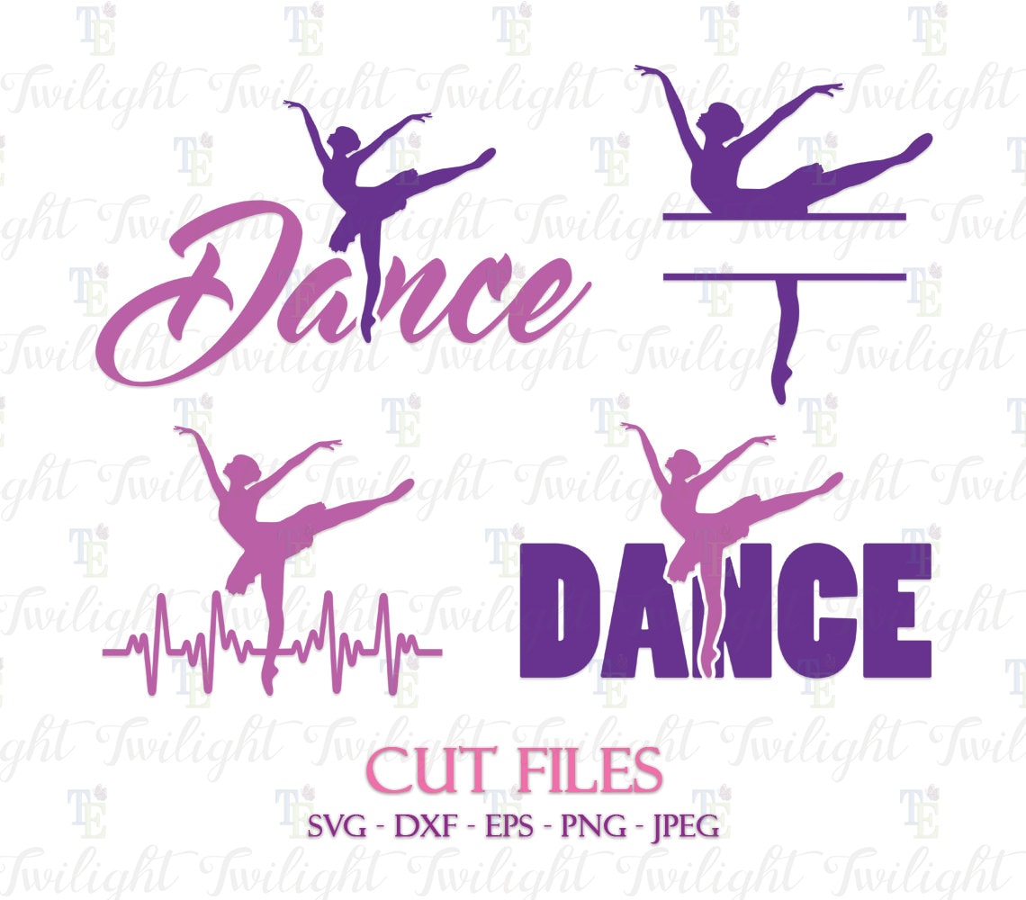 Dance Cut Files, Dancer Cut Files, Ballet Cut Files, SVG Cut Files, DXF ...
