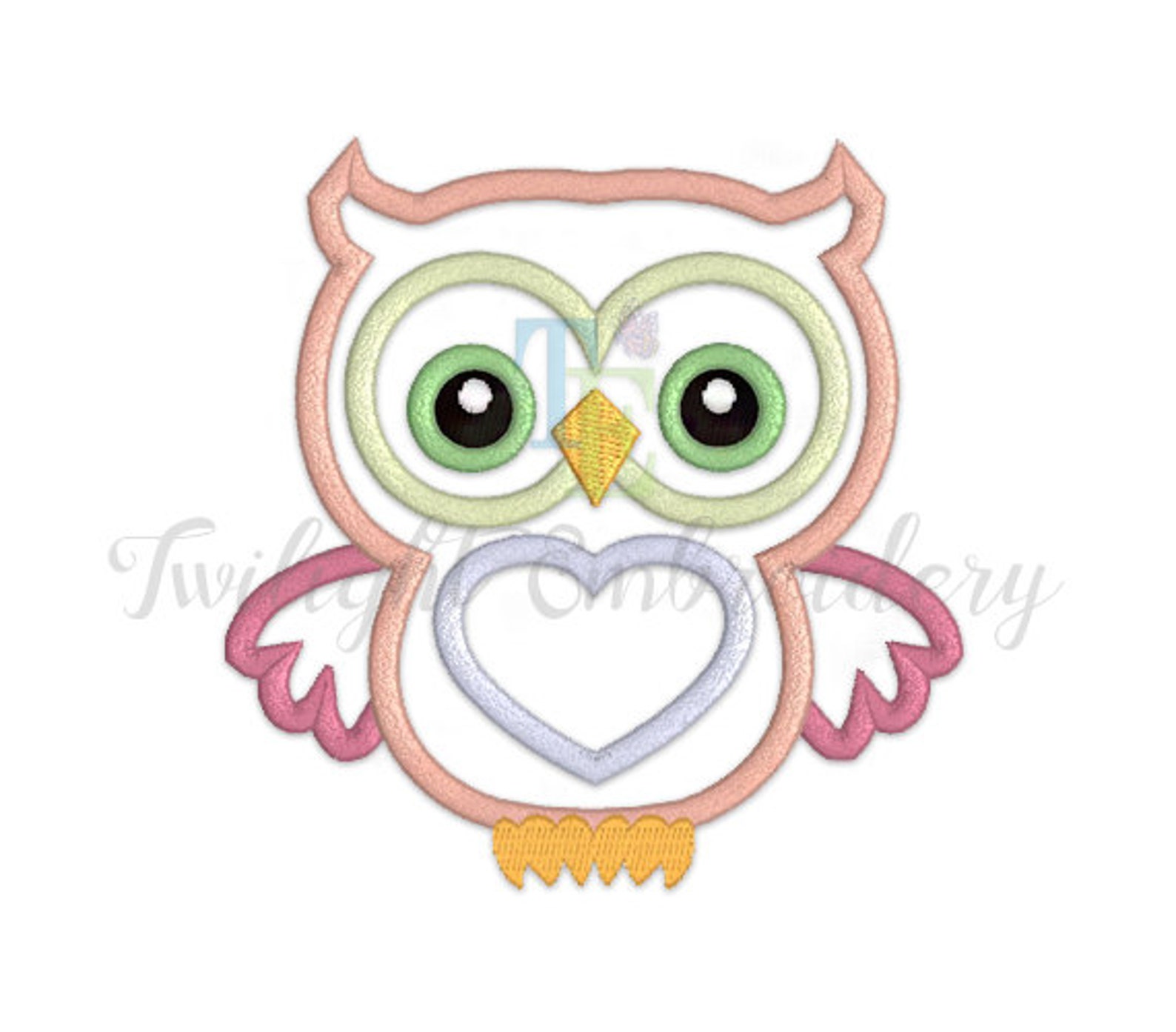 Set of 2 Owl Applique Machine Embroidery Designs INSTANT DOWNLOAD - Etsy