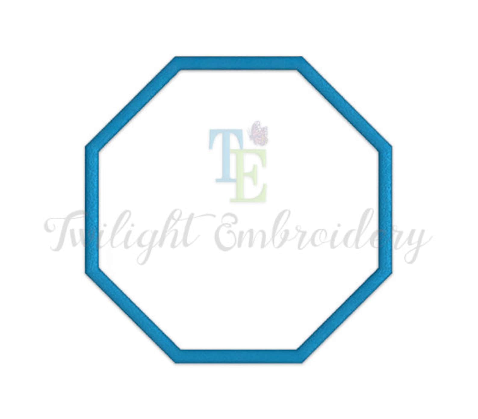Set of 10 Shapes Applique Machine Embroidery Designs Circle Applique ...