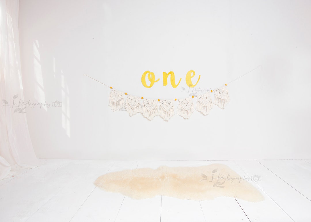 Boho Birthday Digital Backdrops, Simple Birthday Backdrop, Digital ...
