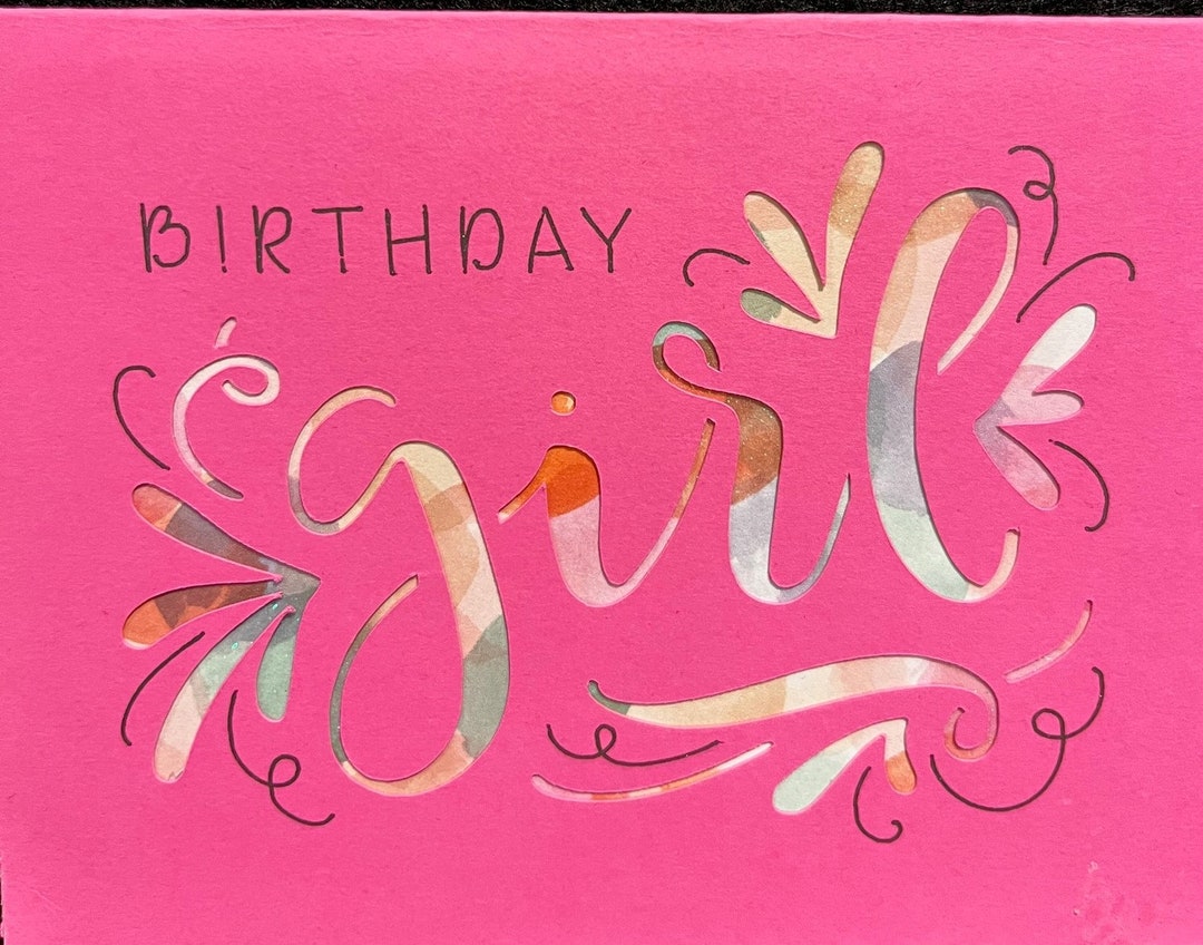 Birthday Girl Card - Etsy
