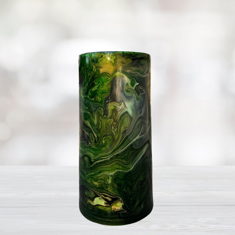 Alcohol Ink Vase - Etsy