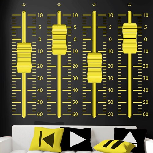 Audio Speaker Wall Decal Music Wall Sticker Recording Studio - Etsy Canada