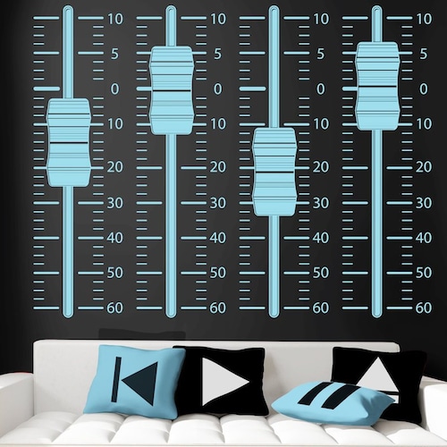 Audio Speaker Wall Decal Music Wall Sticker Recording Studio - Etsy