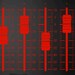 Mixing Console Sliders Wall Decal White Black Recording Studio Music ...