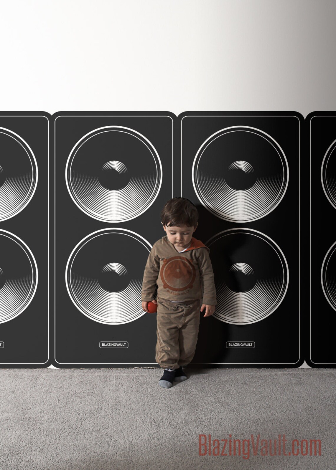 Large Stereo Speakers Wall Decal Dance Party DJ Audio Band - Etsy