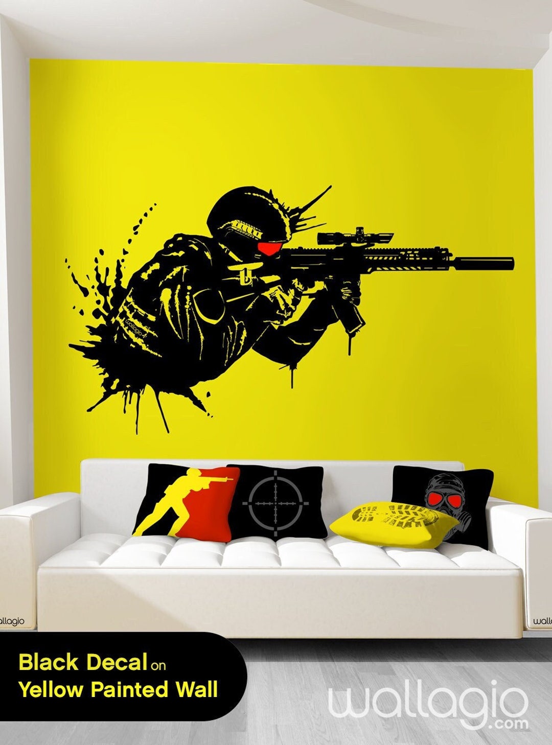 Counter Strike Inspired Wall Decal - Special Forces Inspired Sticker ...