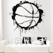 Basketball Wall Decal Basketball Wall Decor NBA Inspired - Etsy