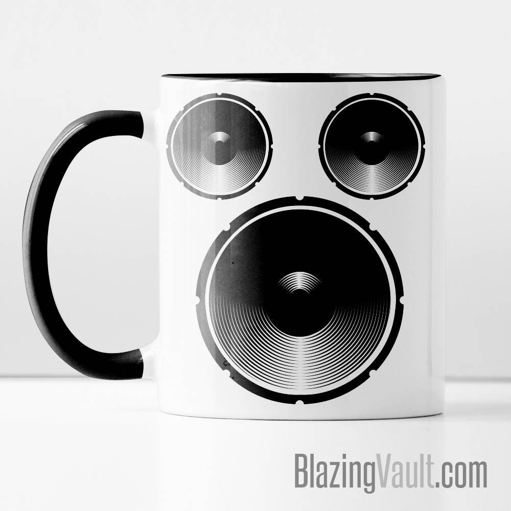 Audio Speakers Ceramic Mug Music Recordig Studio Beats - Etsy