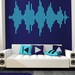 Audio Wave Digital Wall Decal Sound Wave Wall Sticker Recording Studio ...