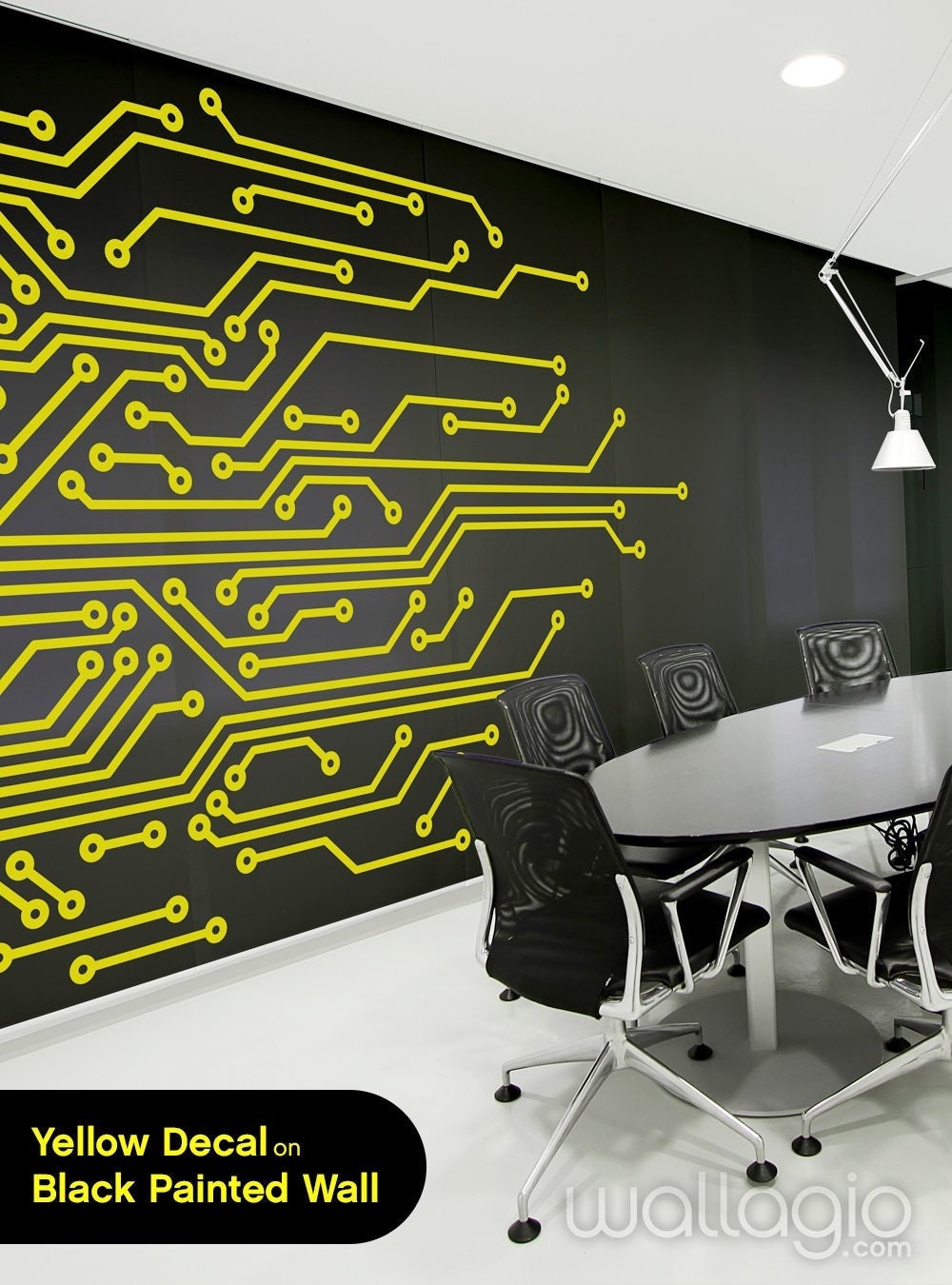 Technology Wall Decal Circuit Board Side Wall Sticker STEM - Etsy