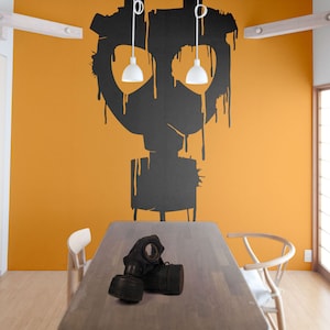 Dripping Grunge Vintage Gas Mask Biohazard Radioactive Cosplay Toxic ...