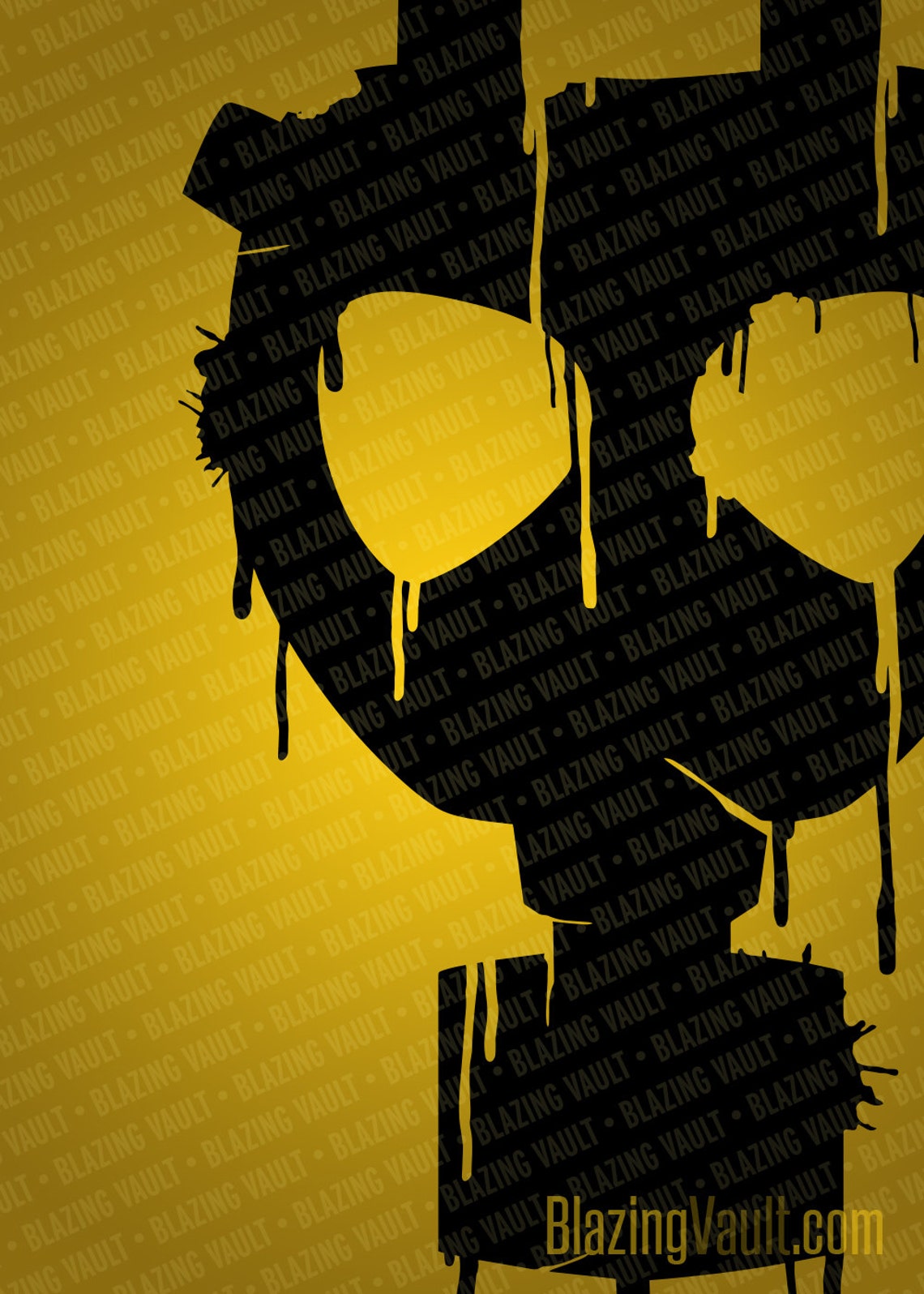 Dripping Grunge Vintage Gas Mask Biohazard Radioactive Cosplay | Etsy