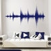 Audio Wave Wall Decal Sound Wave Wall Sticker Recording Studio Music ...