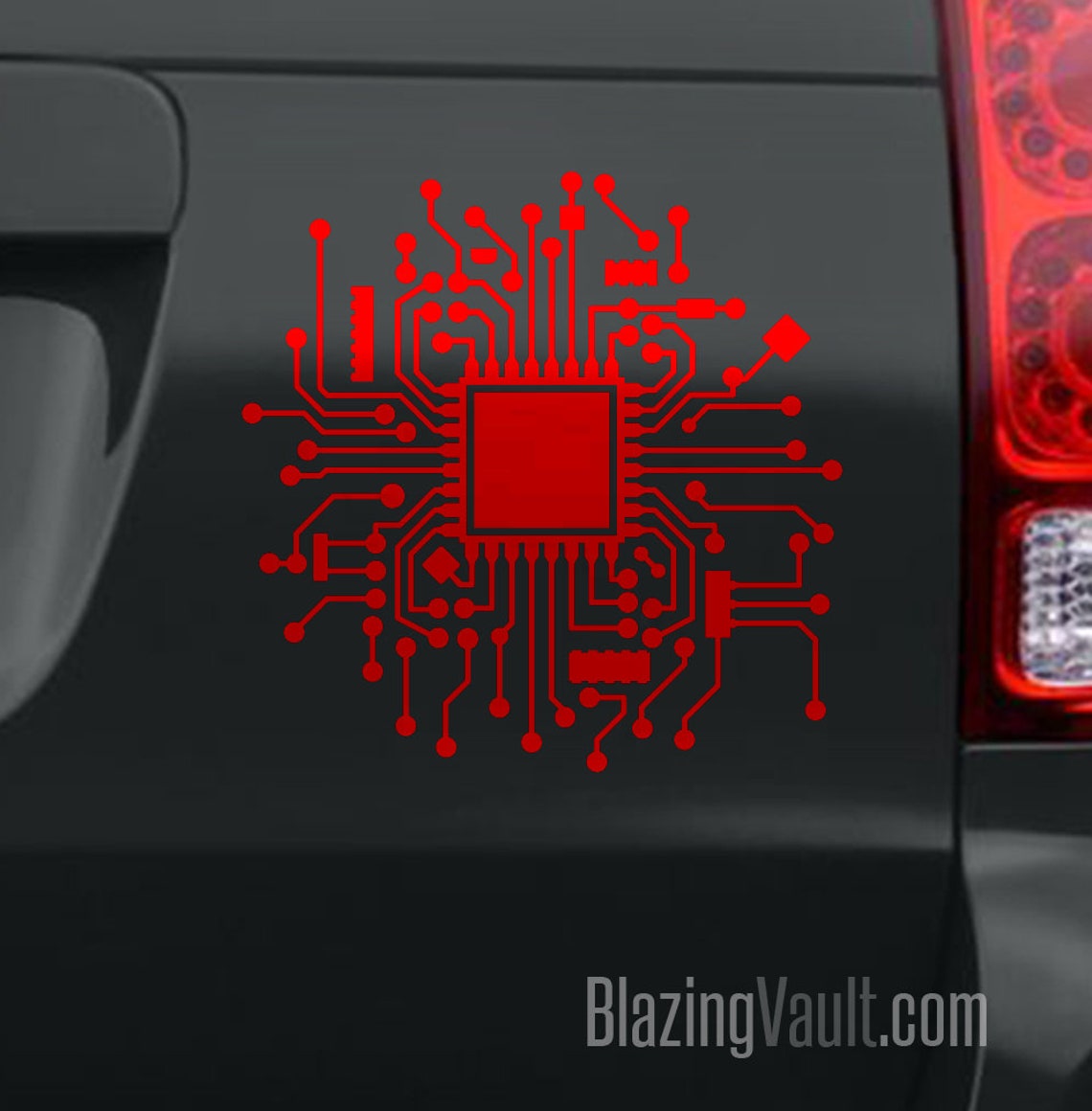Circuit Board Decal for Laptop Window Car Bumper Technology Sticker ...