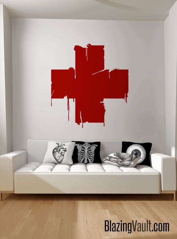 Medic Symbol Wall Decal-ems Doctor Nurse Ambulance Bloody | Etsy