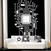 Technology Wall Decal Vertical Circuit Board Wall Sticker - Etsy