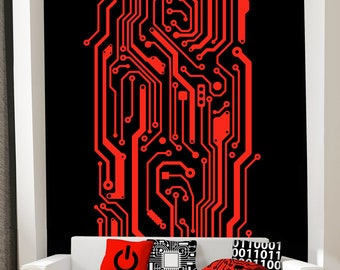 Circuit Board Wall Art - Etsy