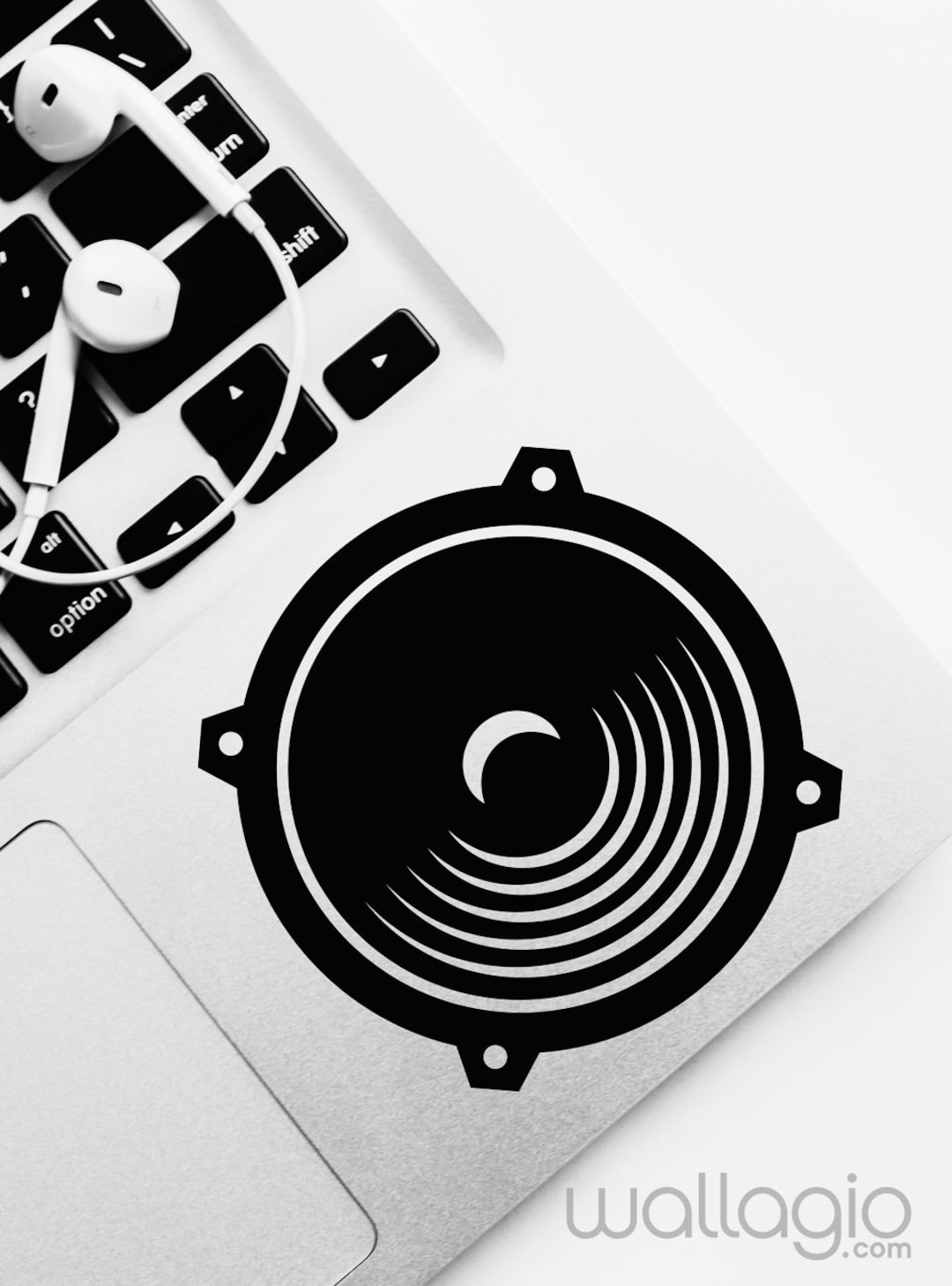 Audio Speaker Decal - Music Vinyl Decal Recording Studio Audio Wave ...