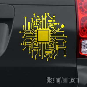 Circuit Board Decal for Laptop Window Car Bumper Technology Sticker ...