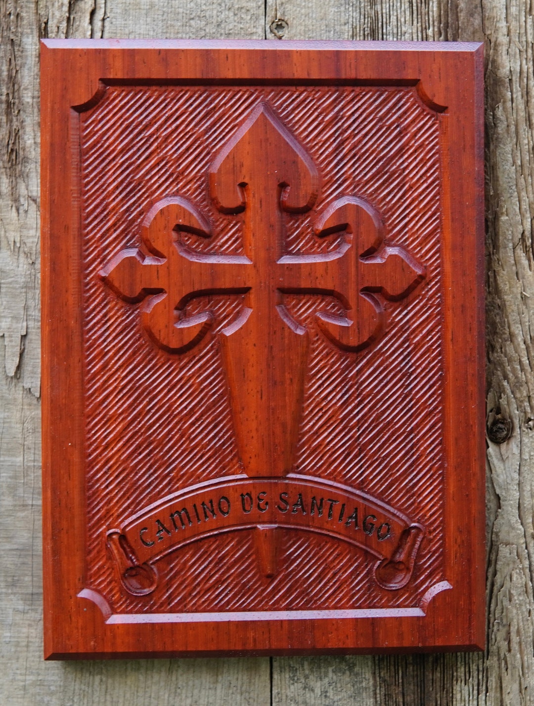 Camino Cross With Banner #769 - Etsy