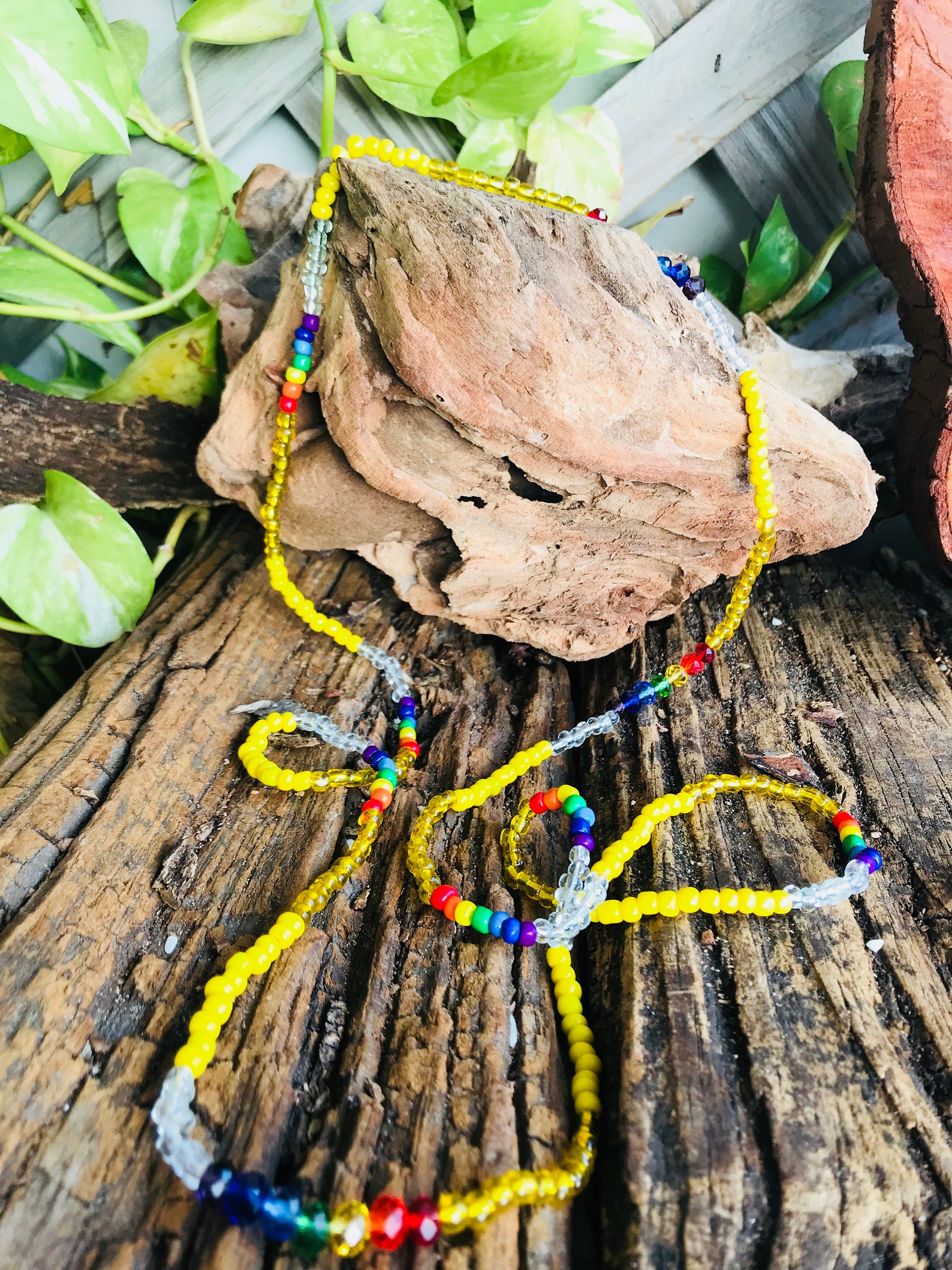 Osumare Orisha Collar Oshumare Necklace Arco Iris Yoruba - Etsy