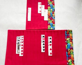 Set of TWO Playing Card Holders Samba Canasta Pinochle New Version ...