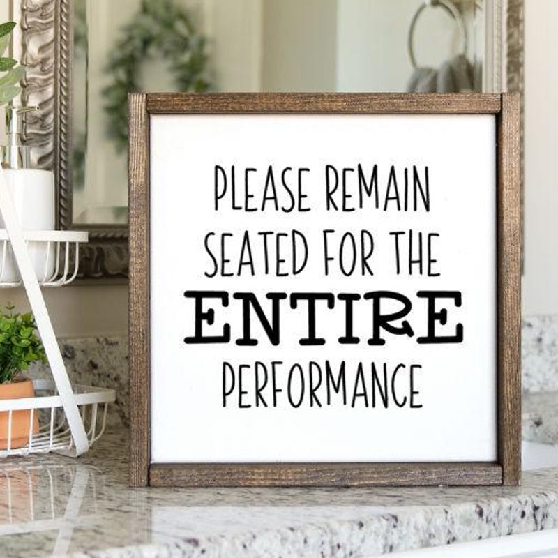 Please Remain Seated - Etsy