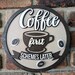 Coffee First Schemes Later Wood Coffee Bar Sign, Coffee Decor, Unique ...