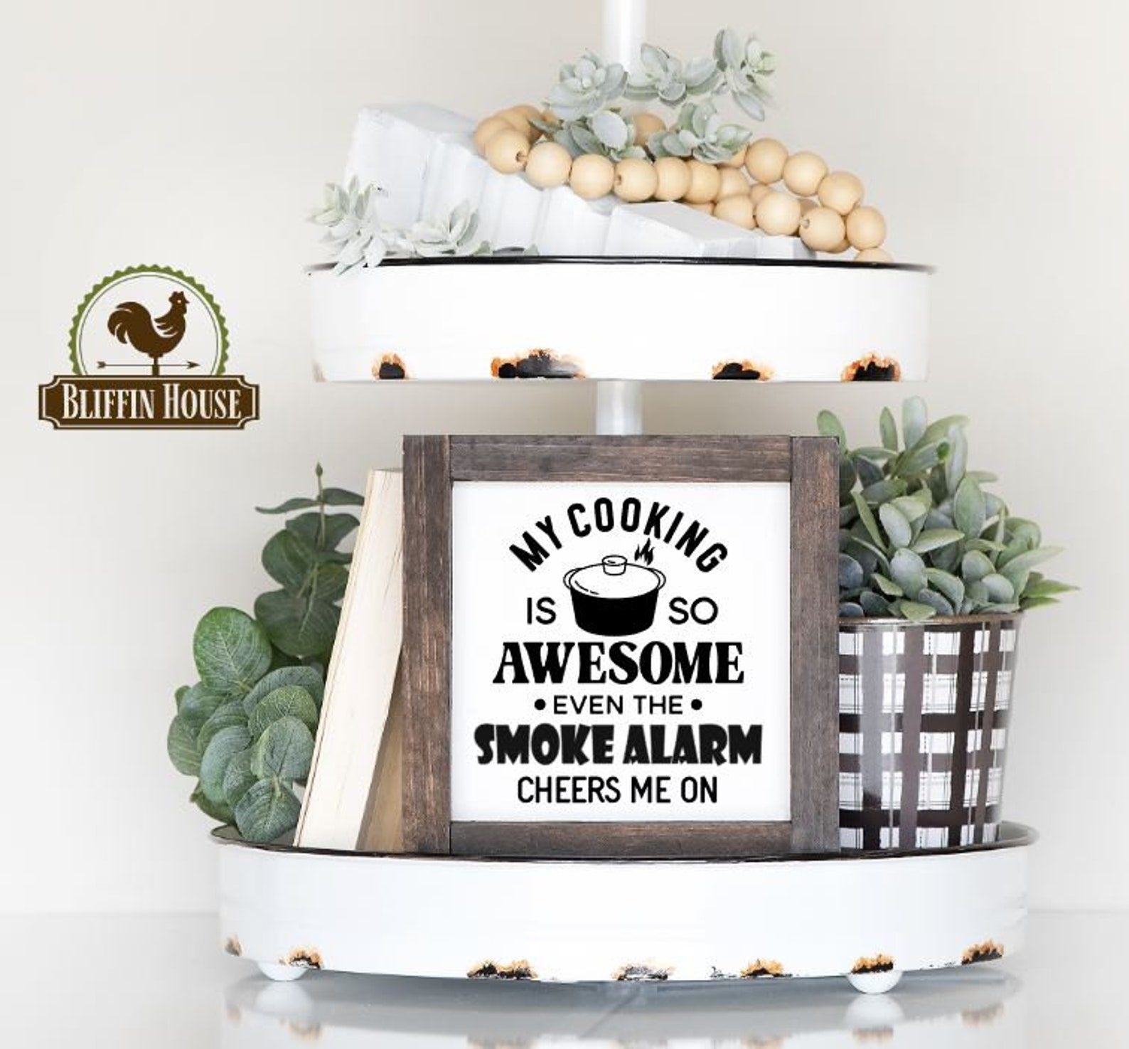 My Cooking Sign, Burnt Dinner Humor, Funny Kitchen, Farmhouse Decor ...