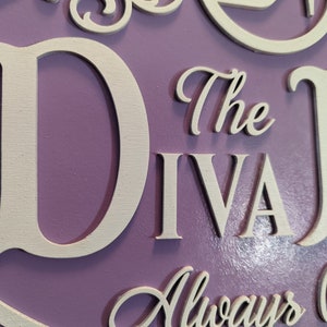 The Diva Den Sign, Personalized She Shed Sign, She Shack Sign, Customizable Gift for Her, Mother ...