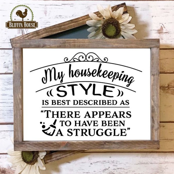 Messy House Sign - Etsy