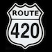 Route 420 Highway Sign, Route 420 Wall Decor, Weed Wall Decor, Man Cave ...