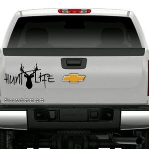 Hunt Life Hunting Vinyl Decal Sticker, Deer Hunting, Hunting Decal for ...