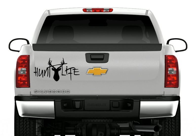 Hunt Life Hunting Vinyl Decal Sticker, Deer Hunting, Hunting Decal for ...