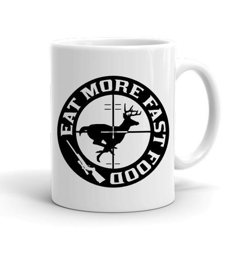 Eat More Fast Food Hunting Vinyl Decal Sticker Hunting Decal | Etsy