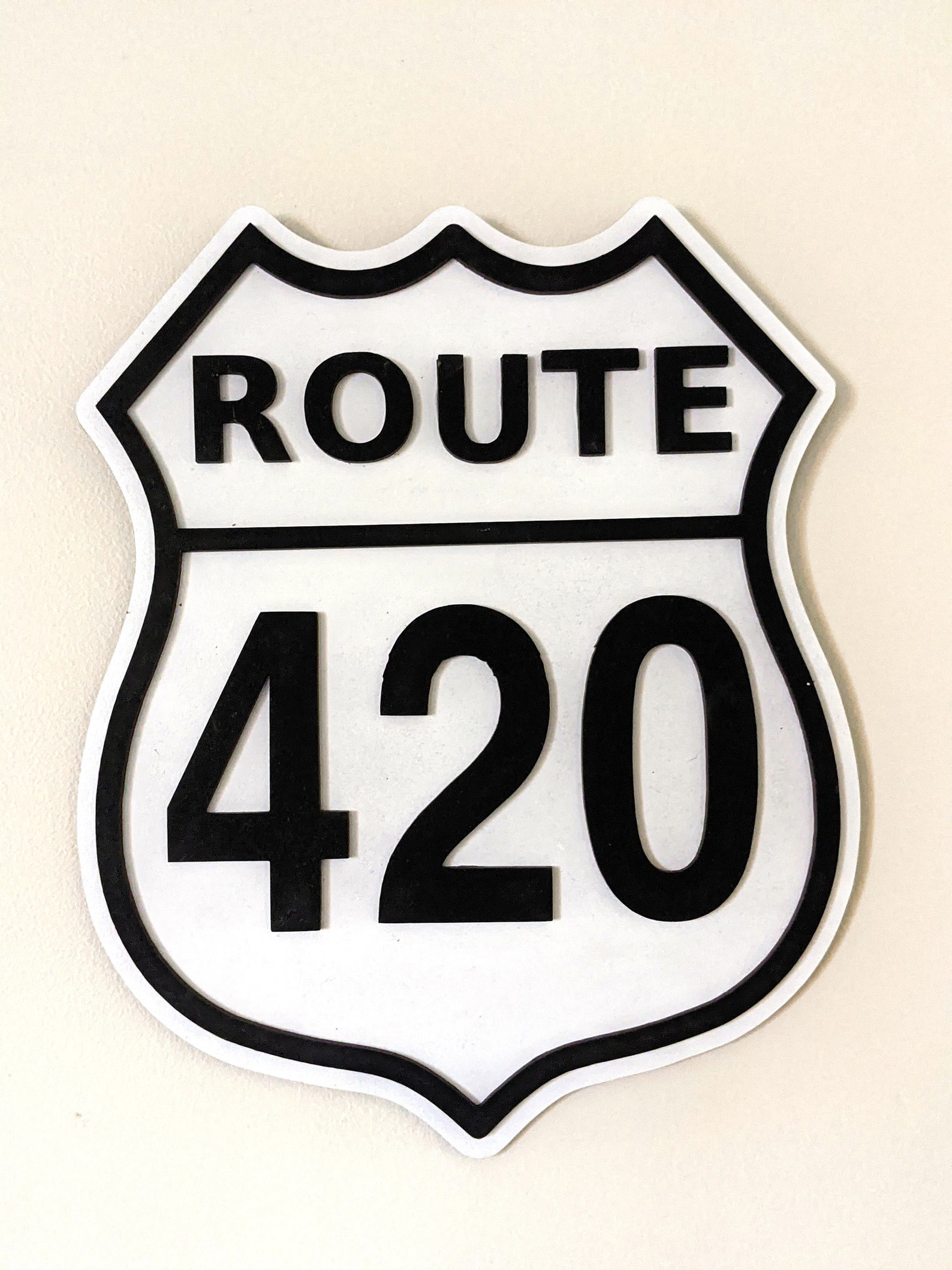 Route 420 Highway Sign Route 420 Wall Decor Weed Wall Decor | Etsy