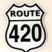 Route 420 Highway Sign, Route 420 Wall Decor, Weed Wall Decor, Man Cave ...