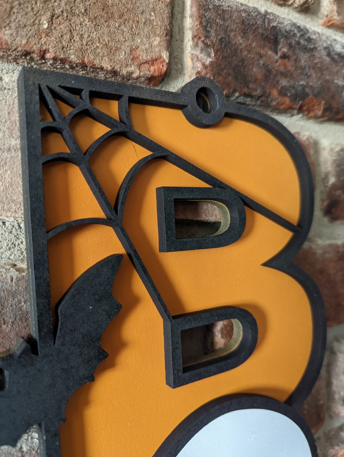 BOO Halloween Door Sign Decor Ghost Wall Decor Hanging - Etsy