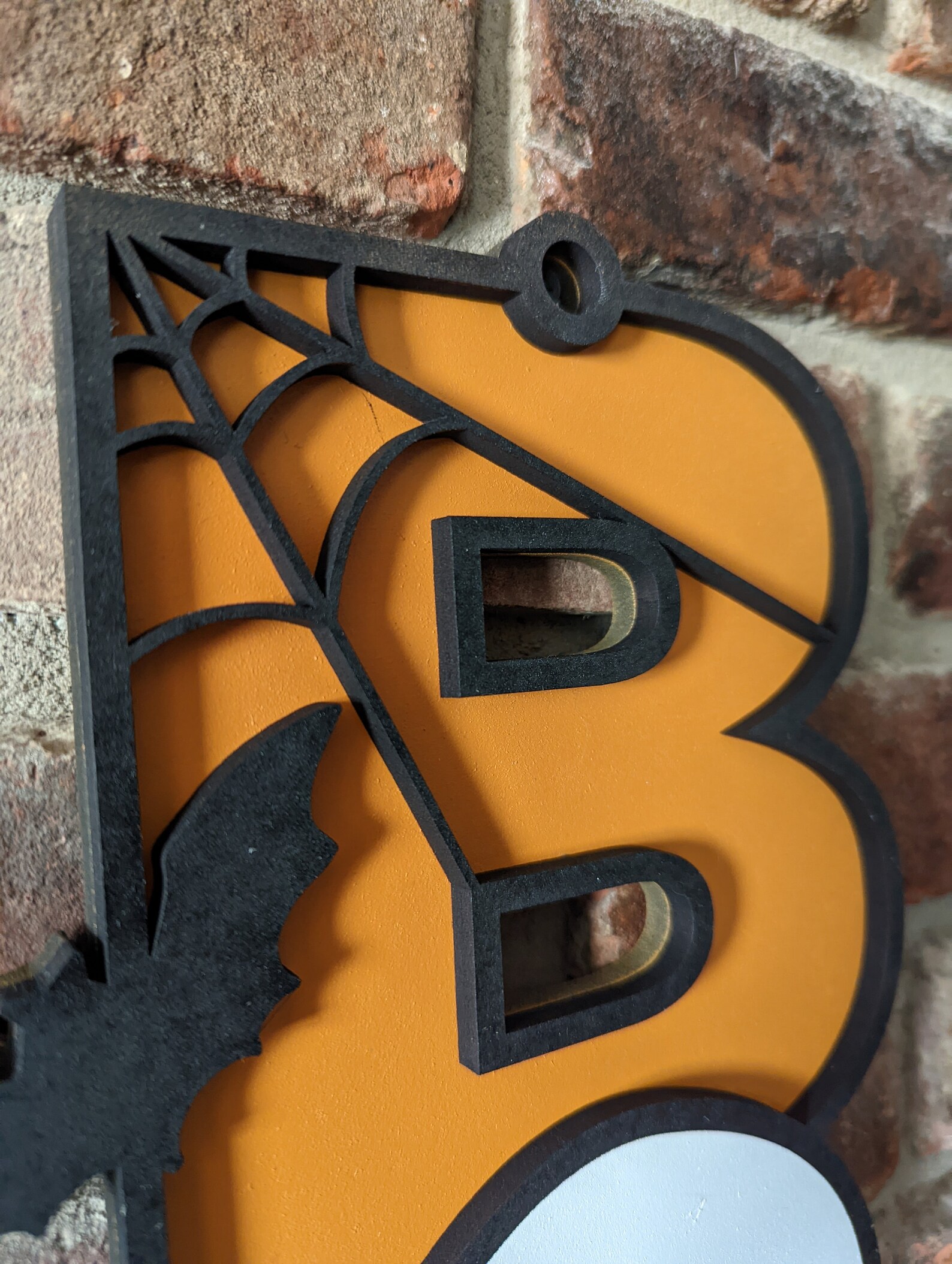 BOO Halloween Door Sign Decor Ghost Wall Decor Hanging - Etsy