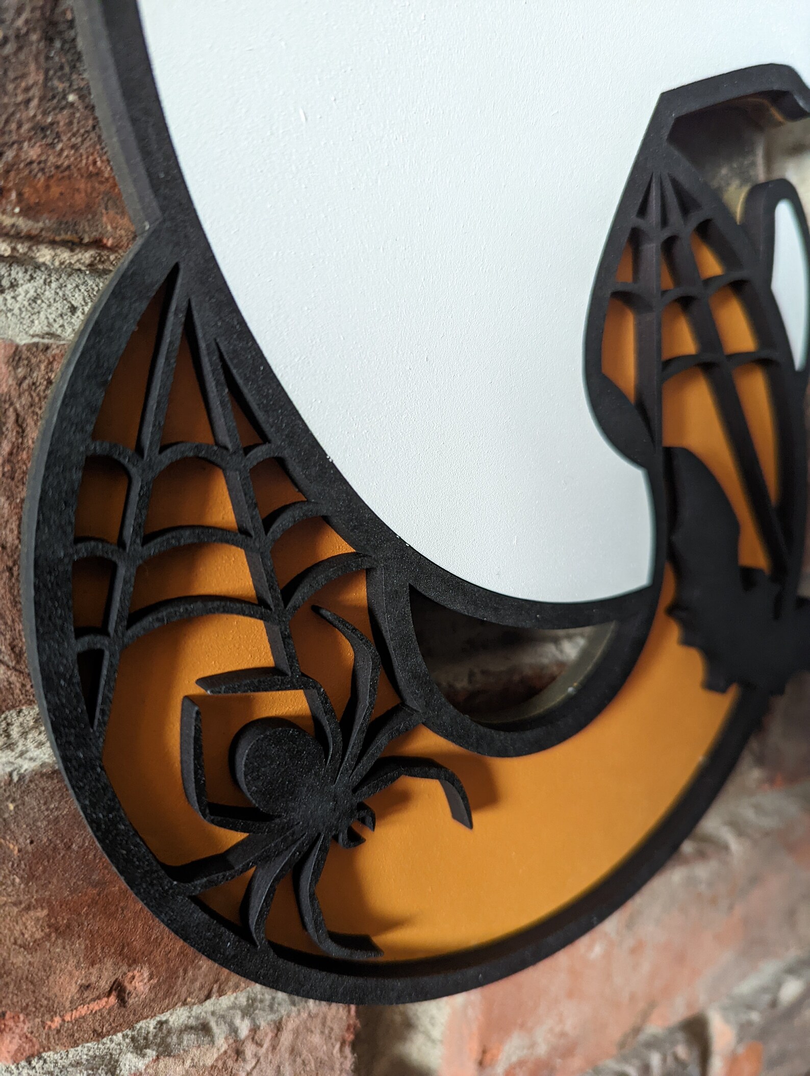 BOO Halloween Door Sign Decor Ghost Wall Decor Hanging - Etsy