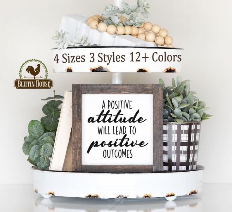 Positive Attitude Sign, Motivational Decor, Workplace Motivation, Work ...