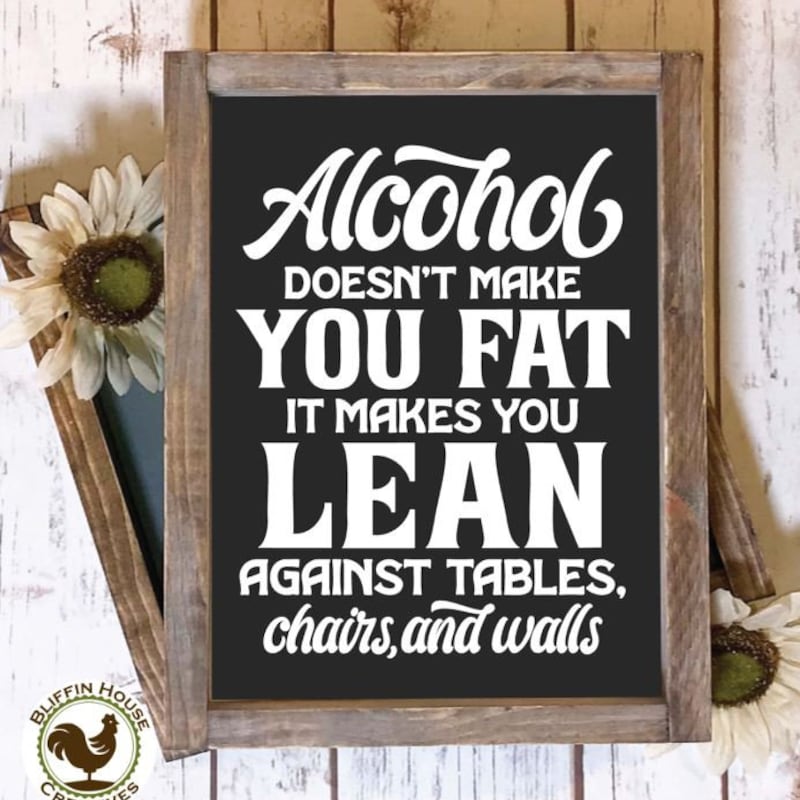 Funny Alcohol Sign - Etsy
