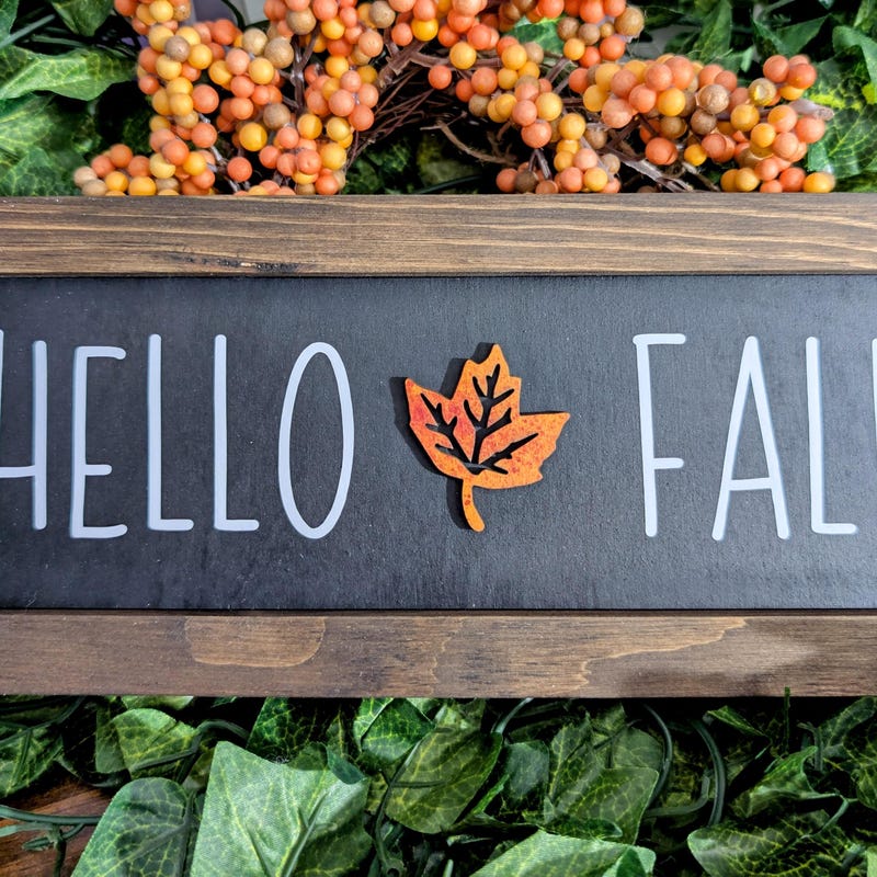 Tall Fall Sign - Etsy
