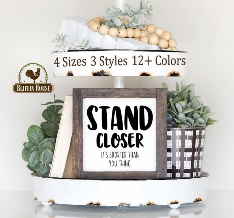 Stand Closer Bathroom Sign Farmhouse Bathroom Bathroom - Etsy